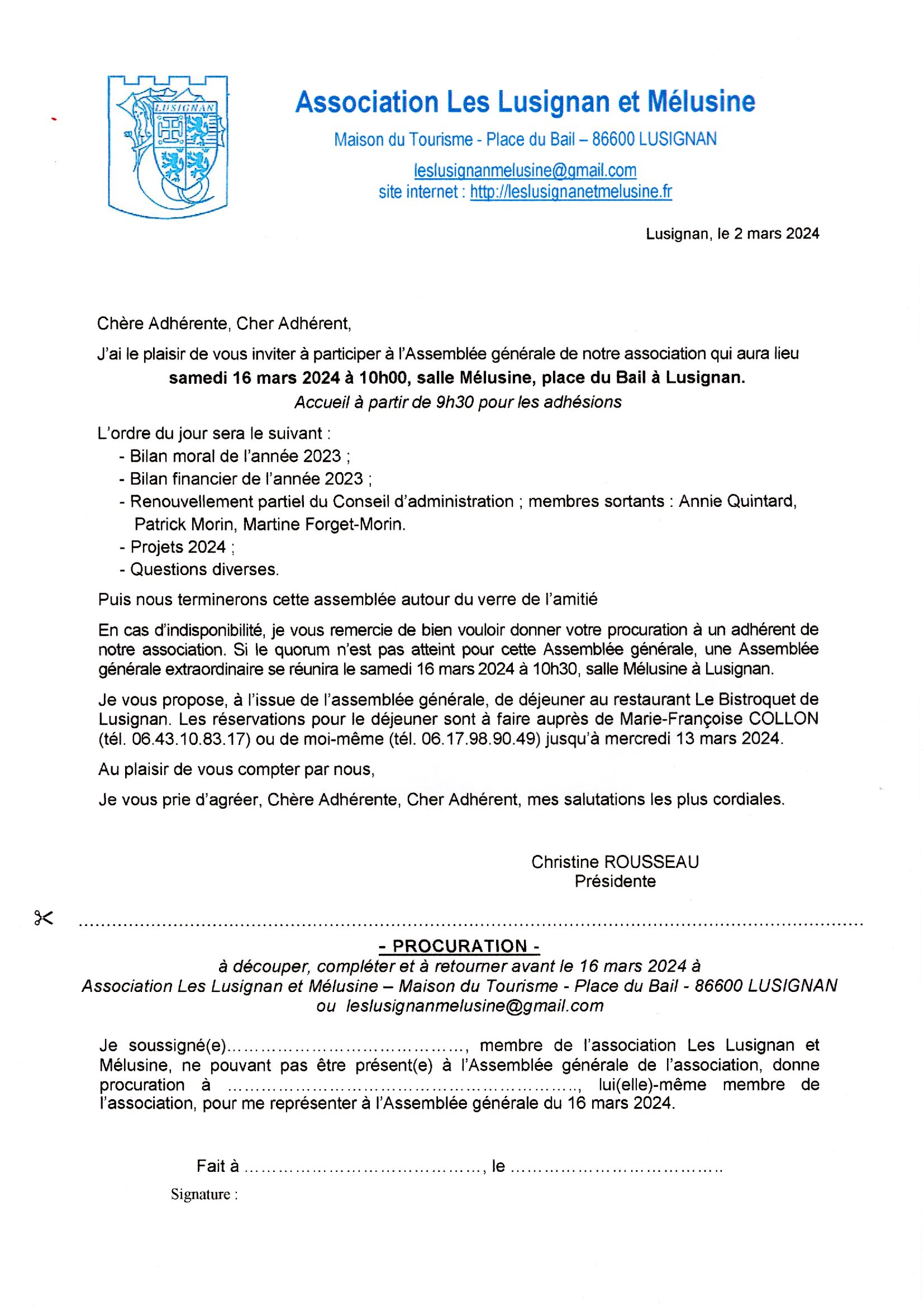 Assemblée générale 2024